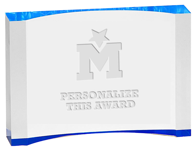 5" ACRYLIC CRESENT BLUE – MigAwards