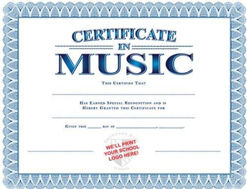 Certificate in Music – MigAwards