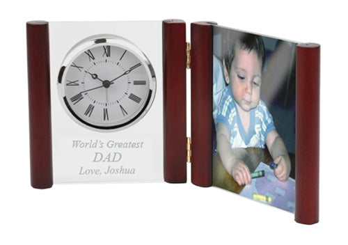 Gift Idea: Personalized Book Clock with Picture Frame and Alarm – MigAwards