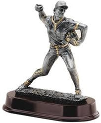 Resin Sport Award - Baseball Pitcher, Action Statue – MigAwards
