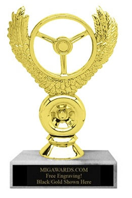 RACING WHEEL FIGURE TROPHY – MigAwards